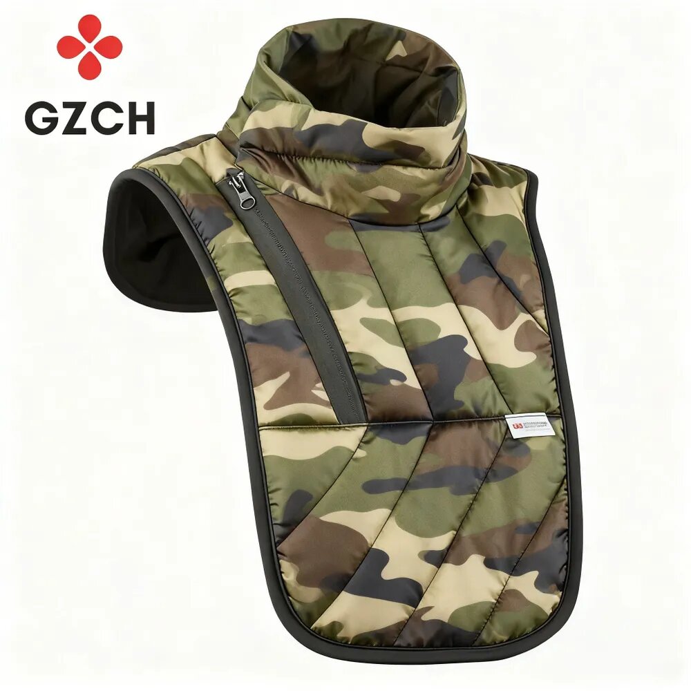 Защита шеи GZCH, размер: L/XL, цвет: зеленый, ветрозащитный жилет-бафф для мотоциклистов