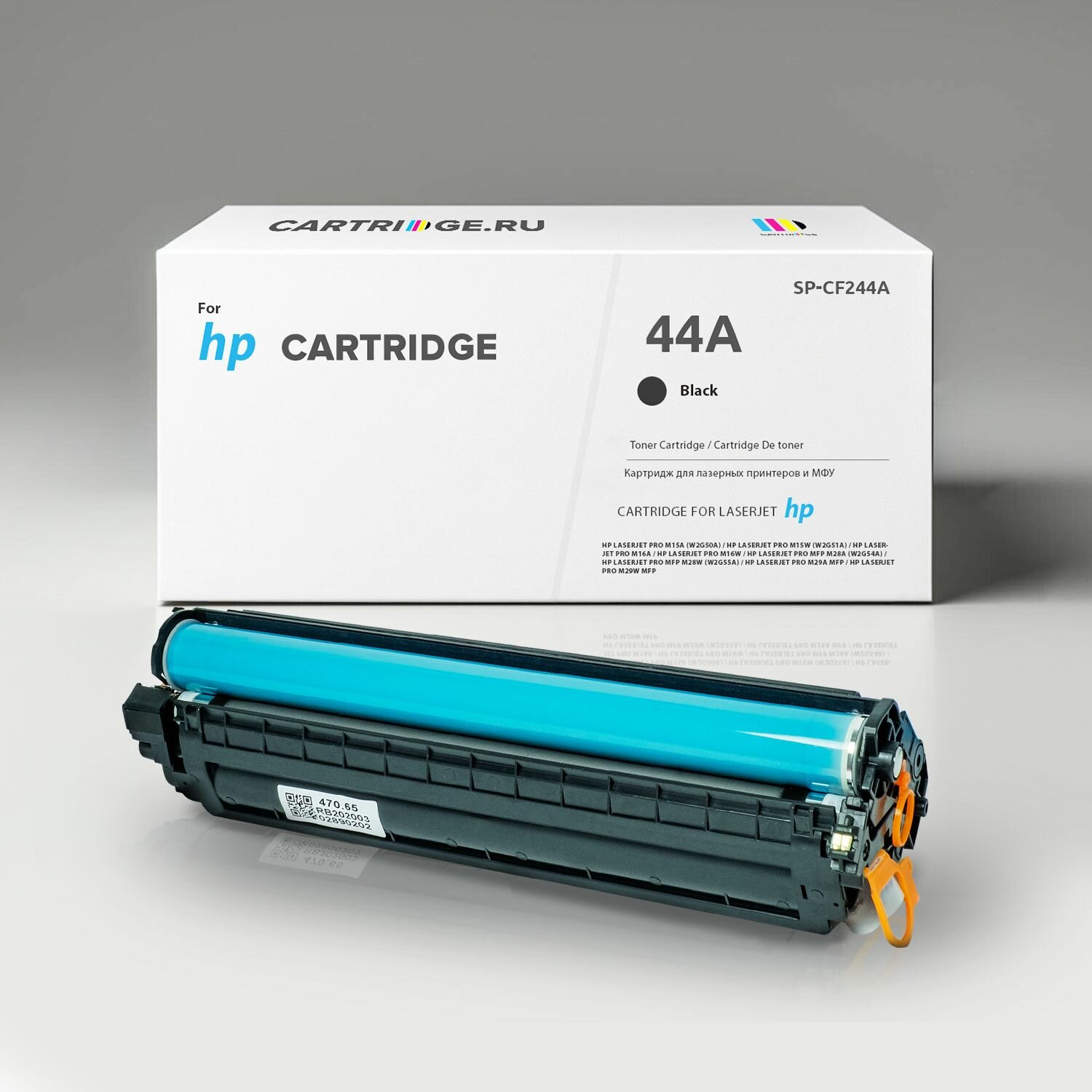 Картридж CF244A /44A совместимый черный для HP LaserJet Pro M15a/M15w/M16a/M16w/M28a/M28w (W2G55A)/M29a/M29w Solution Print