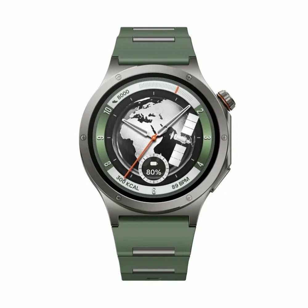 Умные часы OnePlus Watch 4 Evergreen Titanium (зеленый титан) EU — фото 1