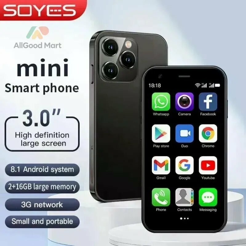 SOYES XS15 Мини Смартфон На 16Гб / Супер Mini Смартфон 4G 2 SIM