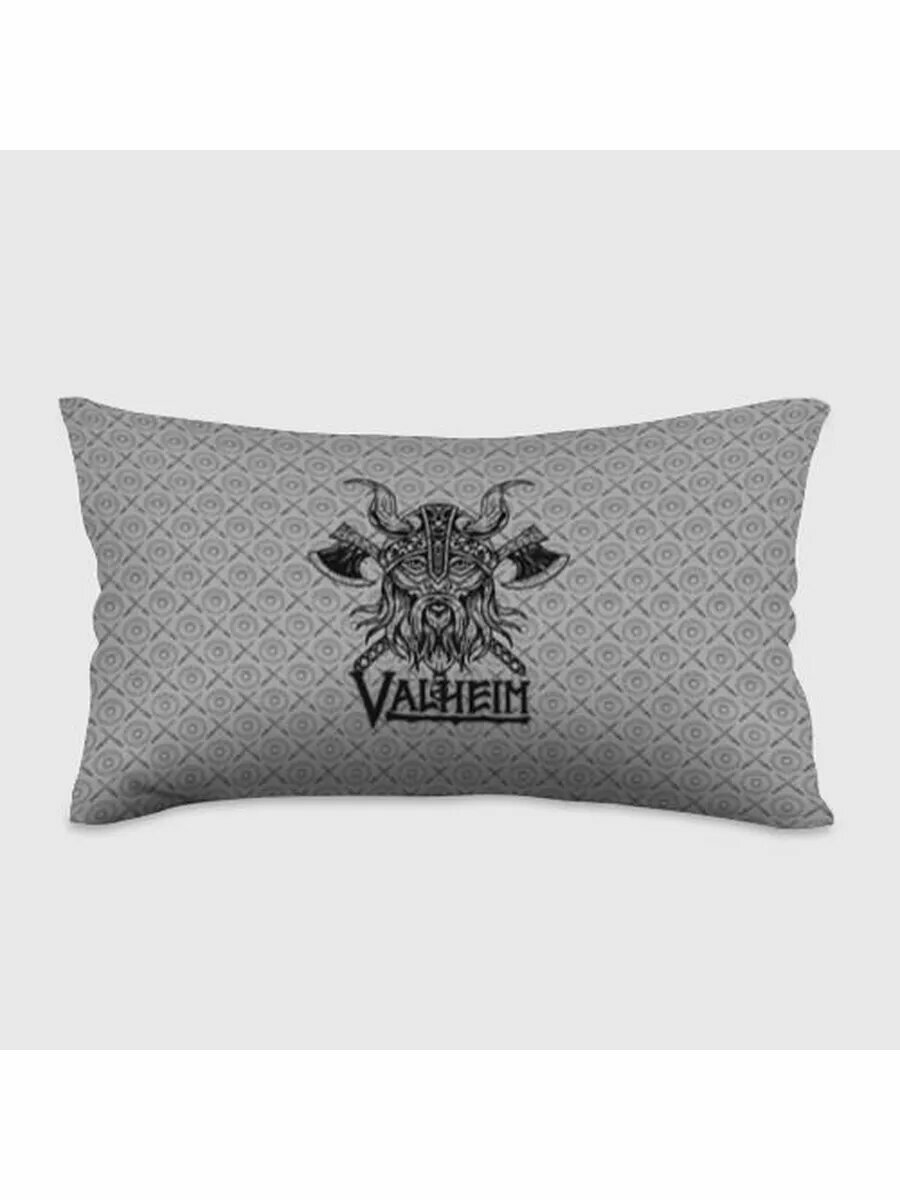 Valheim viking dark Подушка