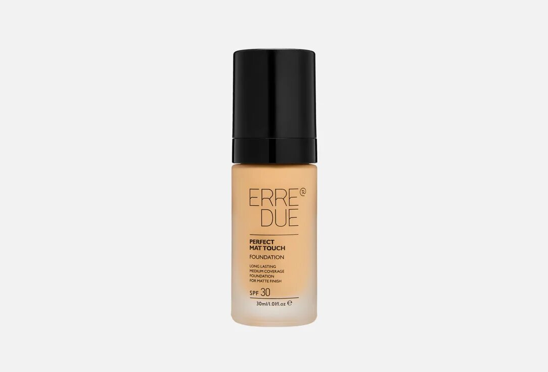 ERRE DUE Perfect mat touch Матирующее тональное средство для лица SPF 30 30 мл 303, Medium beige