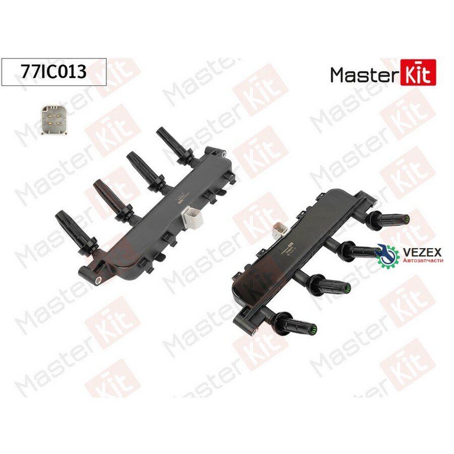 MASTERKIT 77IC013 Катушка зажигания CITROEN C4 1.4 77IC013