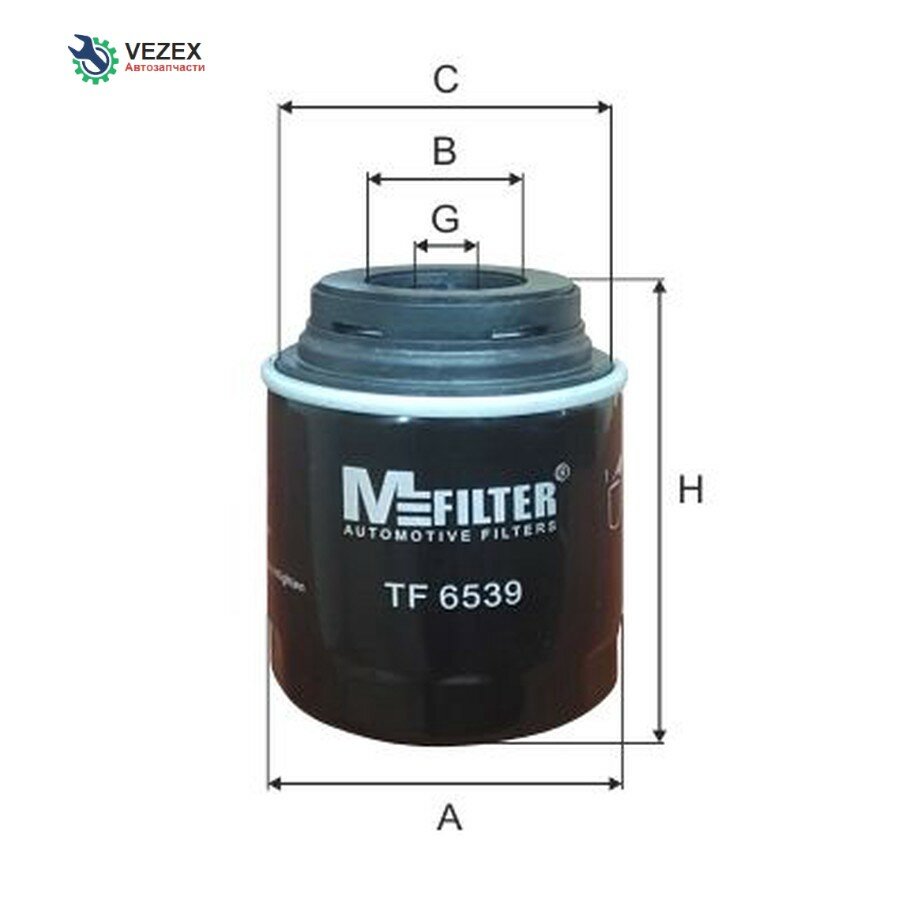 M-FILTER TF6539 Масляный фильтр