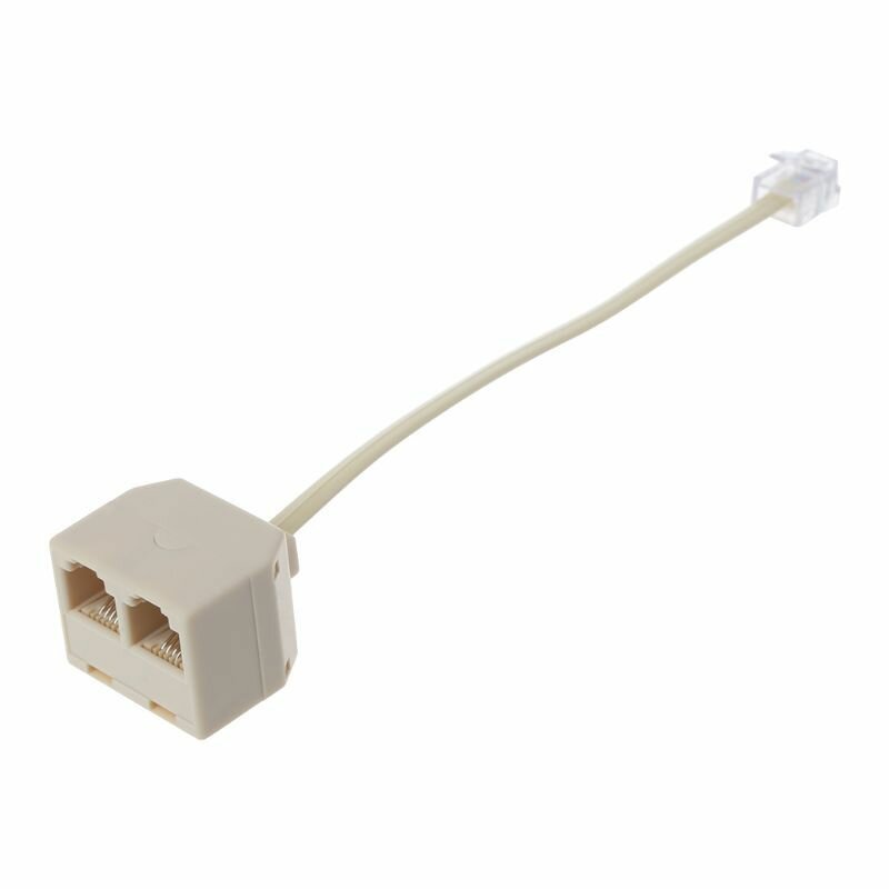 (1 шт.) Разветвитель телефонный RJ11 (1 в 2)