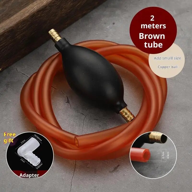 Ручной насос для перекачки топлива 200cm Brown