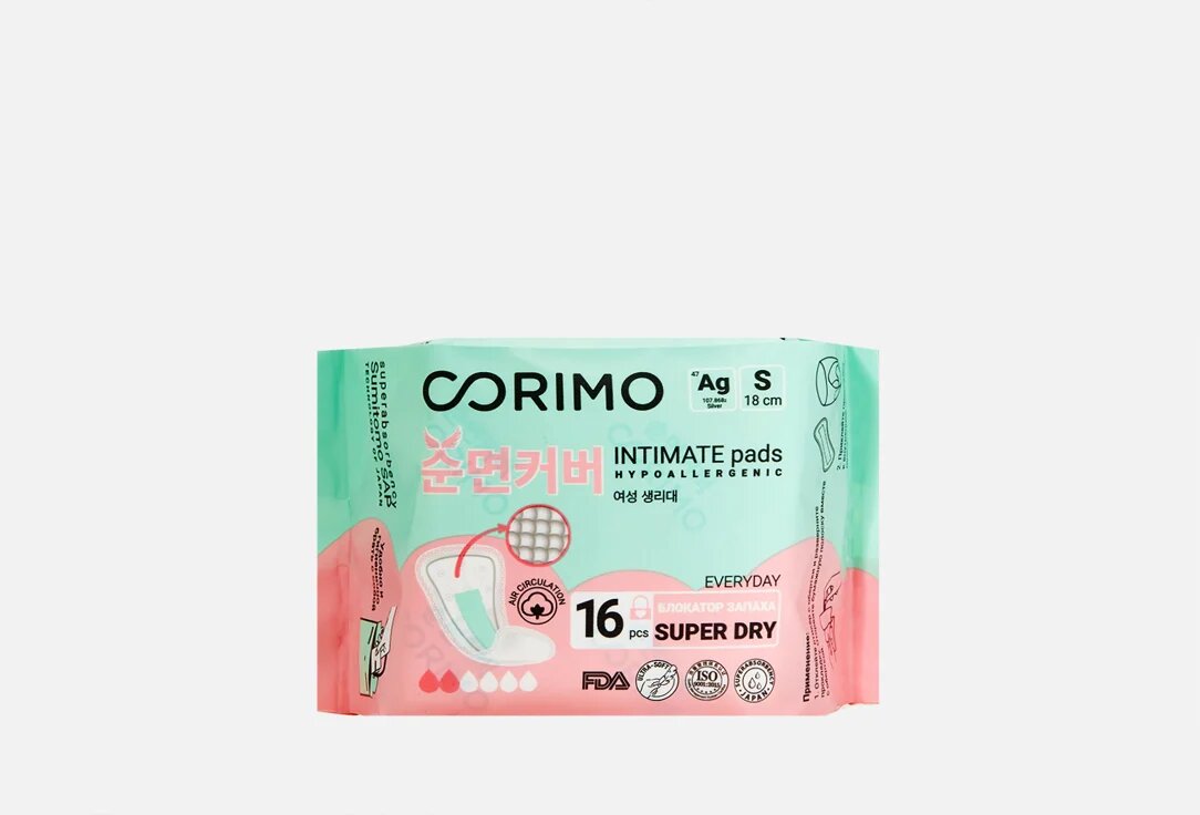 Corimo 18 cm Ежедневные прокладки 16шт