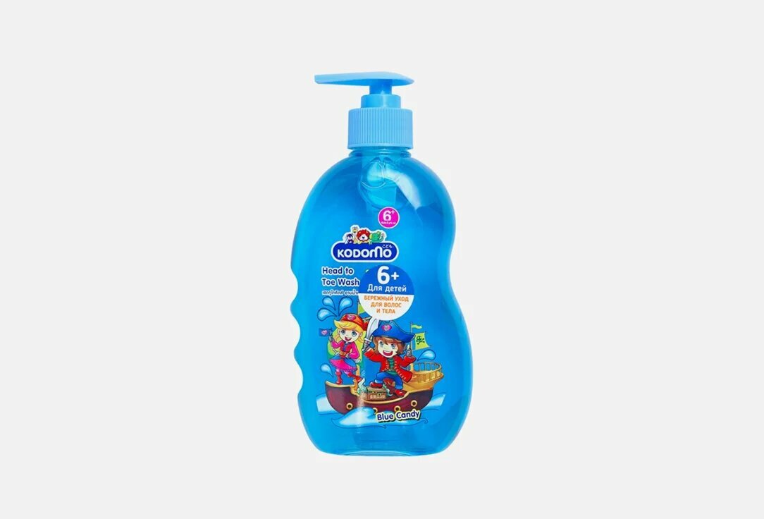 Lion KODOMO Kids Blue Candy Детский шампунь-гель для душа 400мл