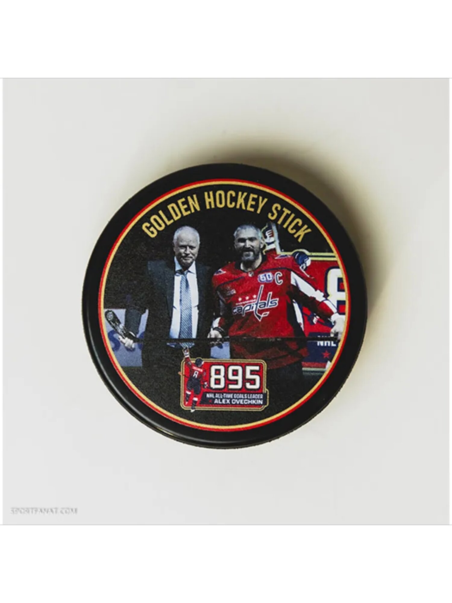 Шайба Sportfanat Игрок НХЛ OVECHKIN 895 GOLDEN HOCKEY STICK 1-ст.