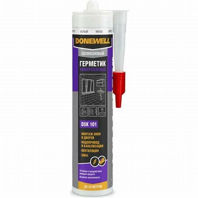 Герметик DONEWELL универсальный, белый, 260 мл