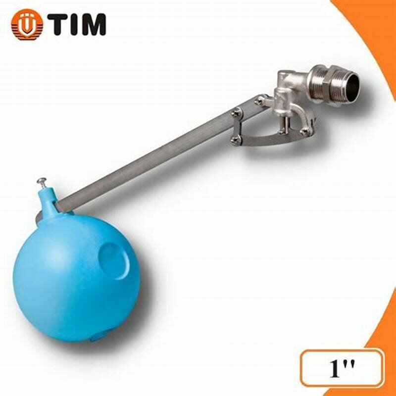 Клапан поплавковый для ёмкости, 1", наружный диаметр поплавка 150 мм (TIM)