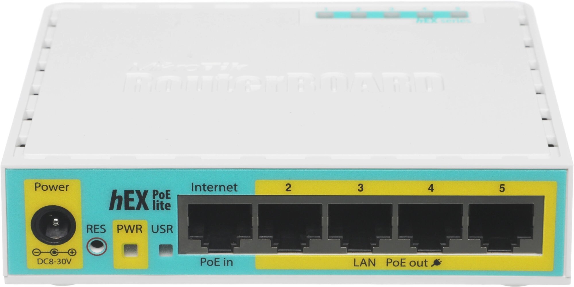 Роутер hEX Mikrotik PoE lite RB750UPR2 10/100BASE-TX белый