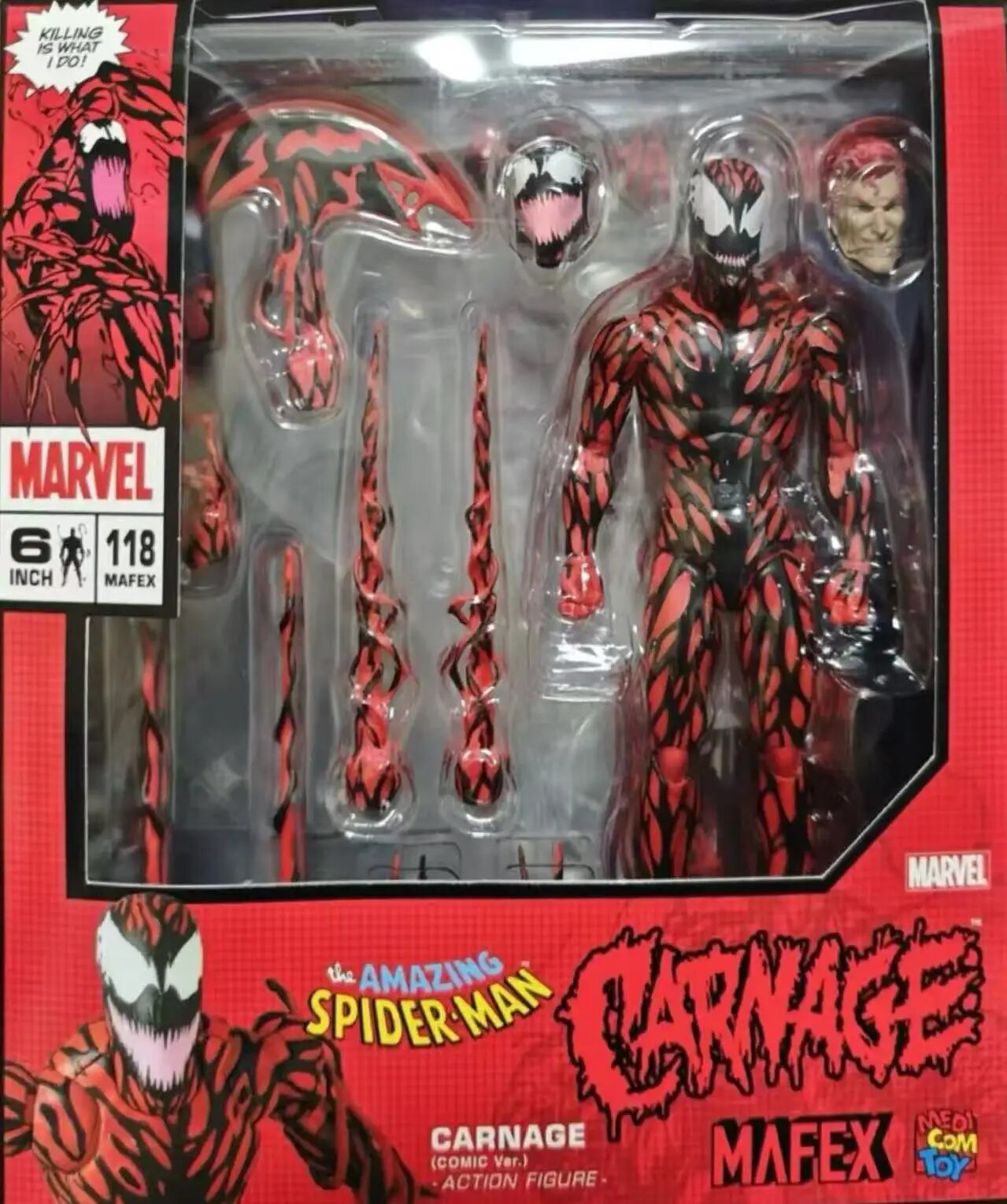 Коллекционная фигурка Medicom Toy MAFEX 118 Карнаж