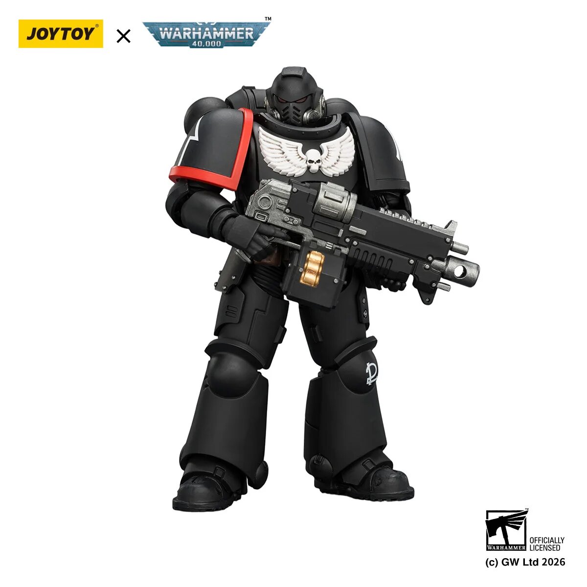 JOYTOY Warhammer 40K Intercessor, черный, Raven Guard