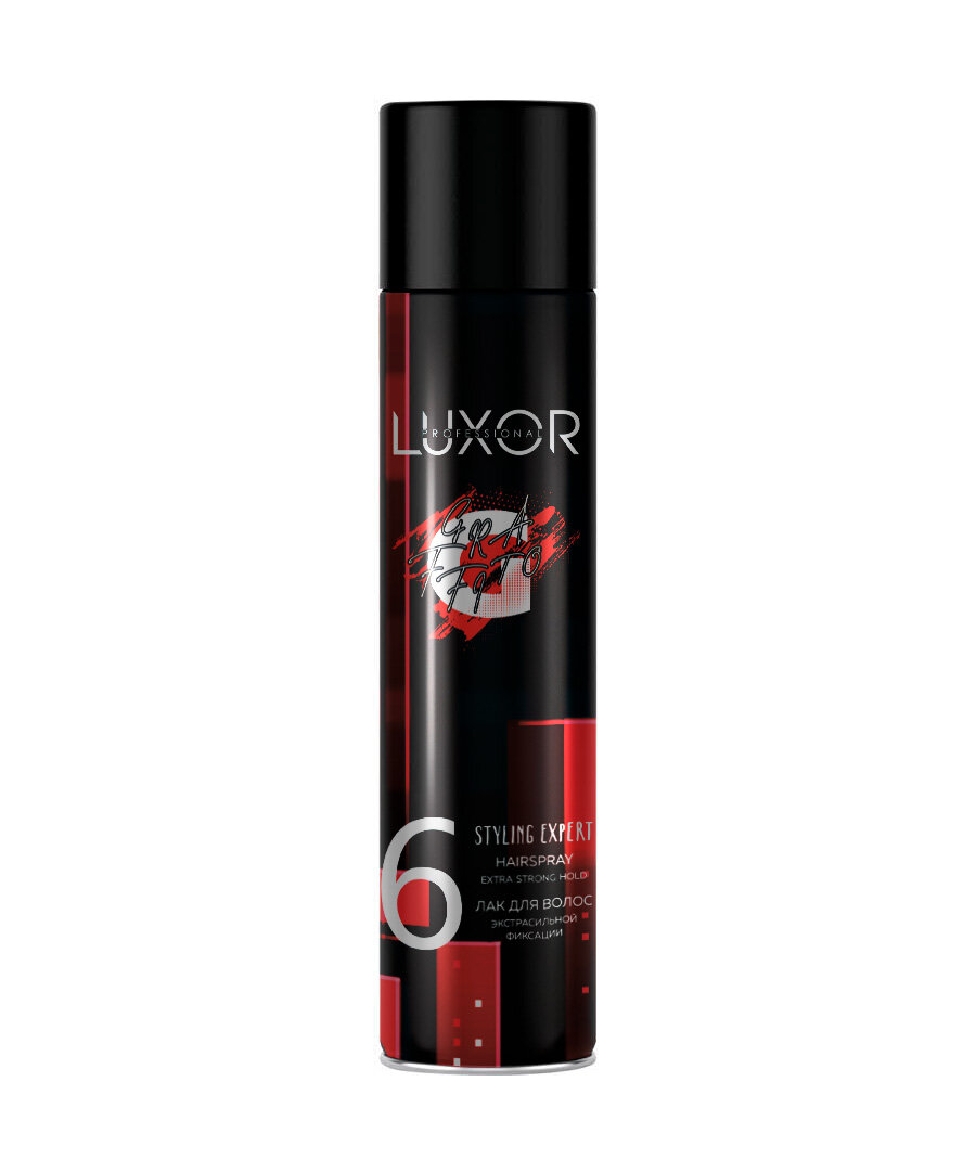 Лак для волос Экстрасильной фиксации 6 LUXOR PROFESSIONAL TR 490 мл