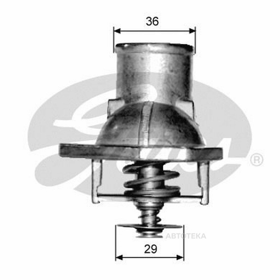 Термостат OPEL OMEGA 1.8-2.0 86-94 / VECTRA B 1.6-2.0 -02 GATES TH15192G1