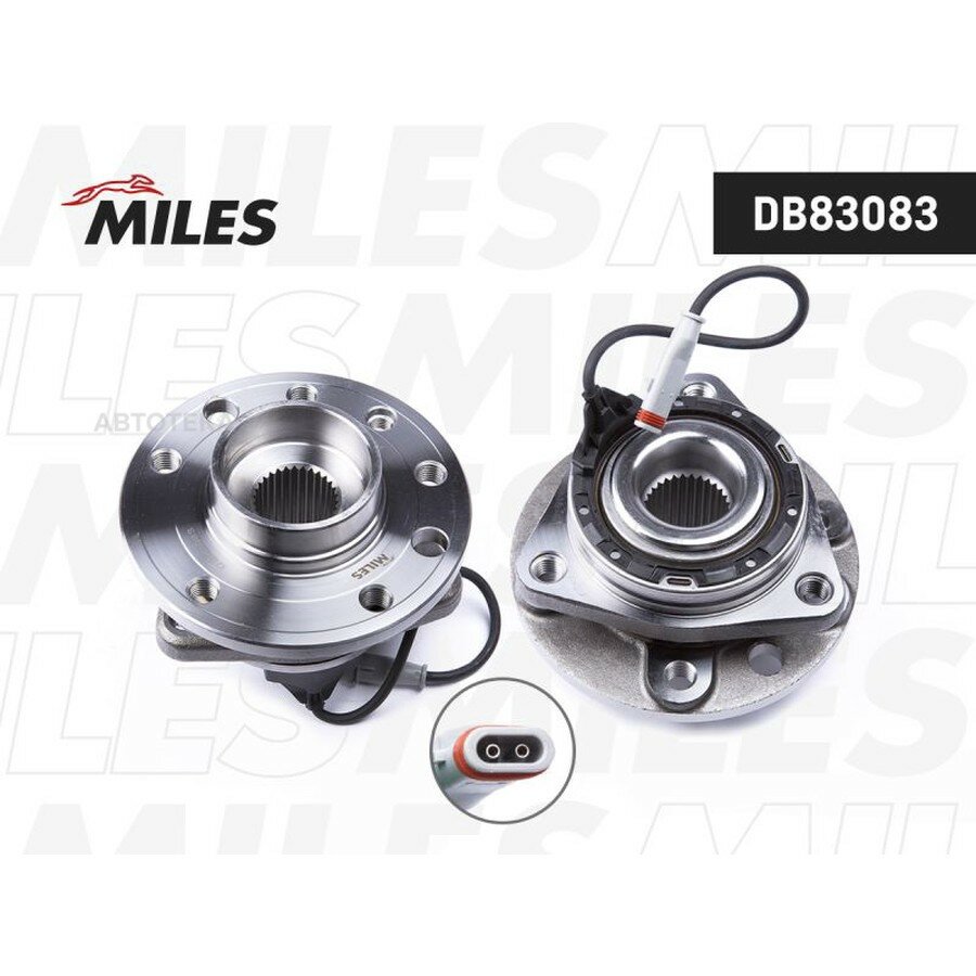 Ступица с подшипником передняя +ABS OPEL VECTRA C 03- 51000001-. MILES DB83083