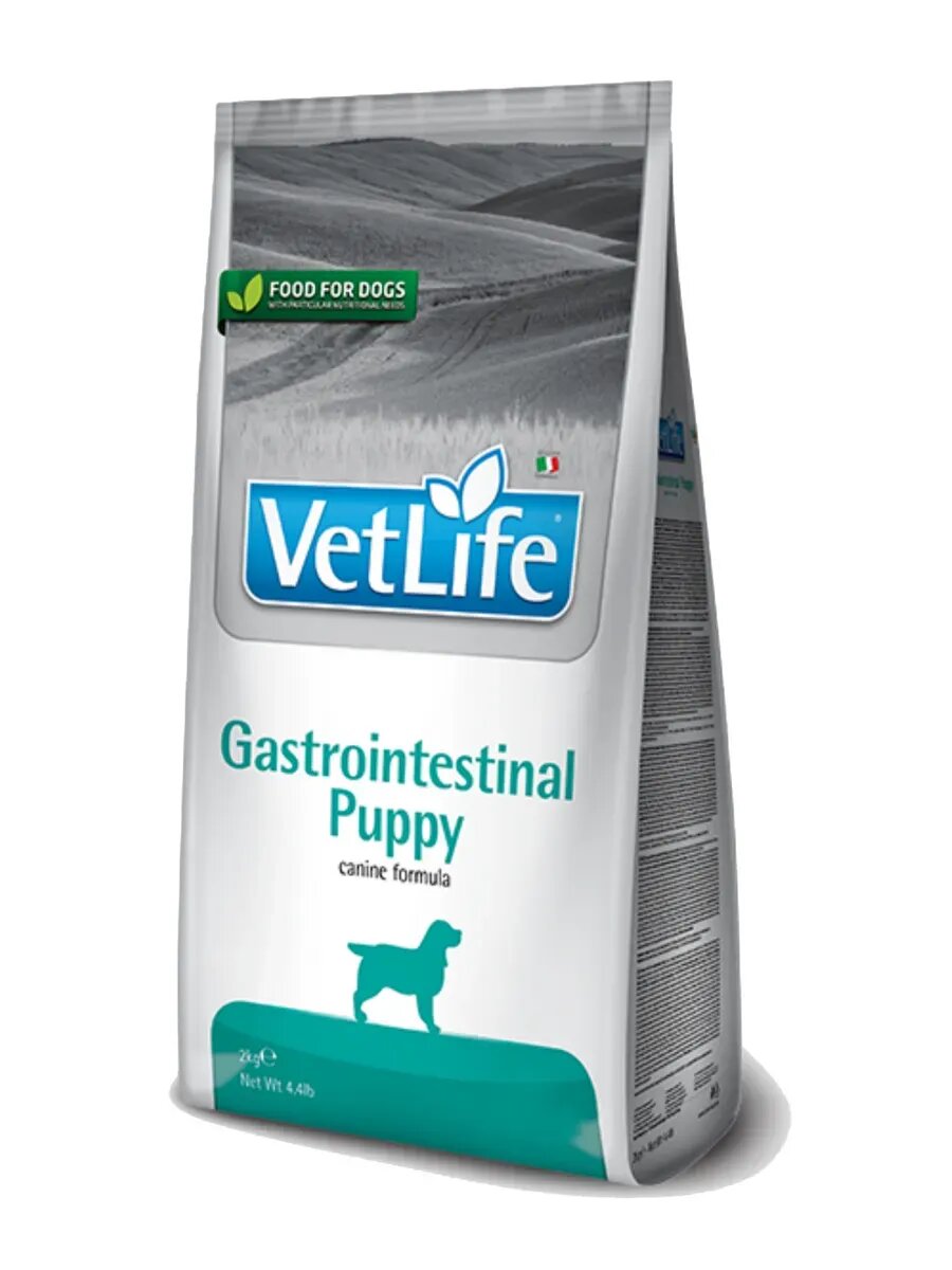 Сухой корм Farmina Vet Life Gastrointestinal Puppy (Фармина) для щенков при нарушении пищеварения, 2 кг