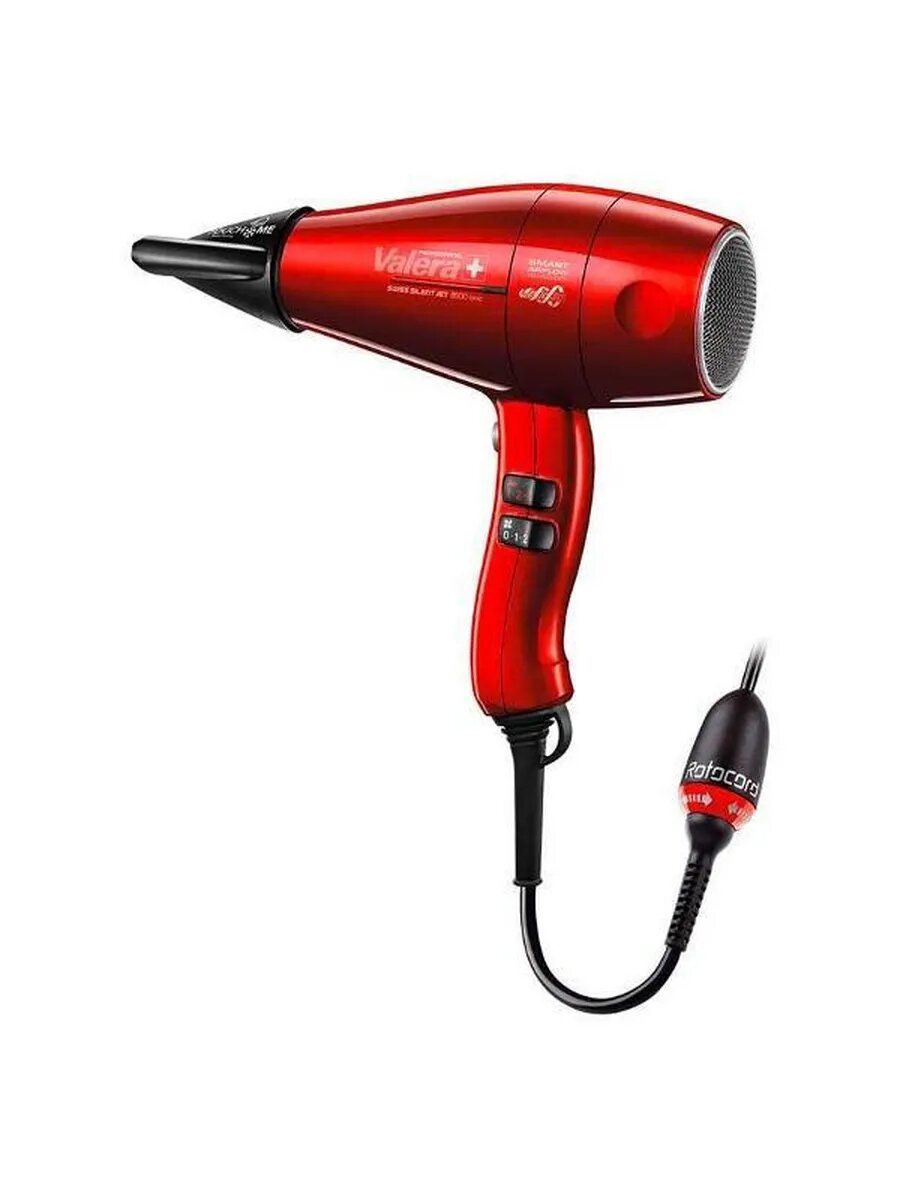Фен Valera Swiss Silent Jet 8500, профессиональный, ионизация, 2000Вт, красный