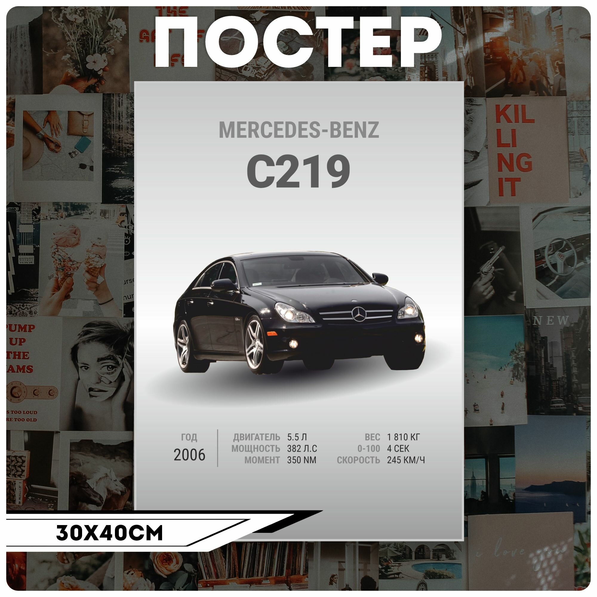 Постеры на стену Авто Mercedes-Benz C219