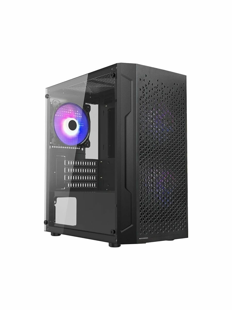 Корпус Accord ACC-503 черный без БП mATX 7x120mm 4x140mm 2xUSB2.0 1xUSB3.0 audio bott PSU