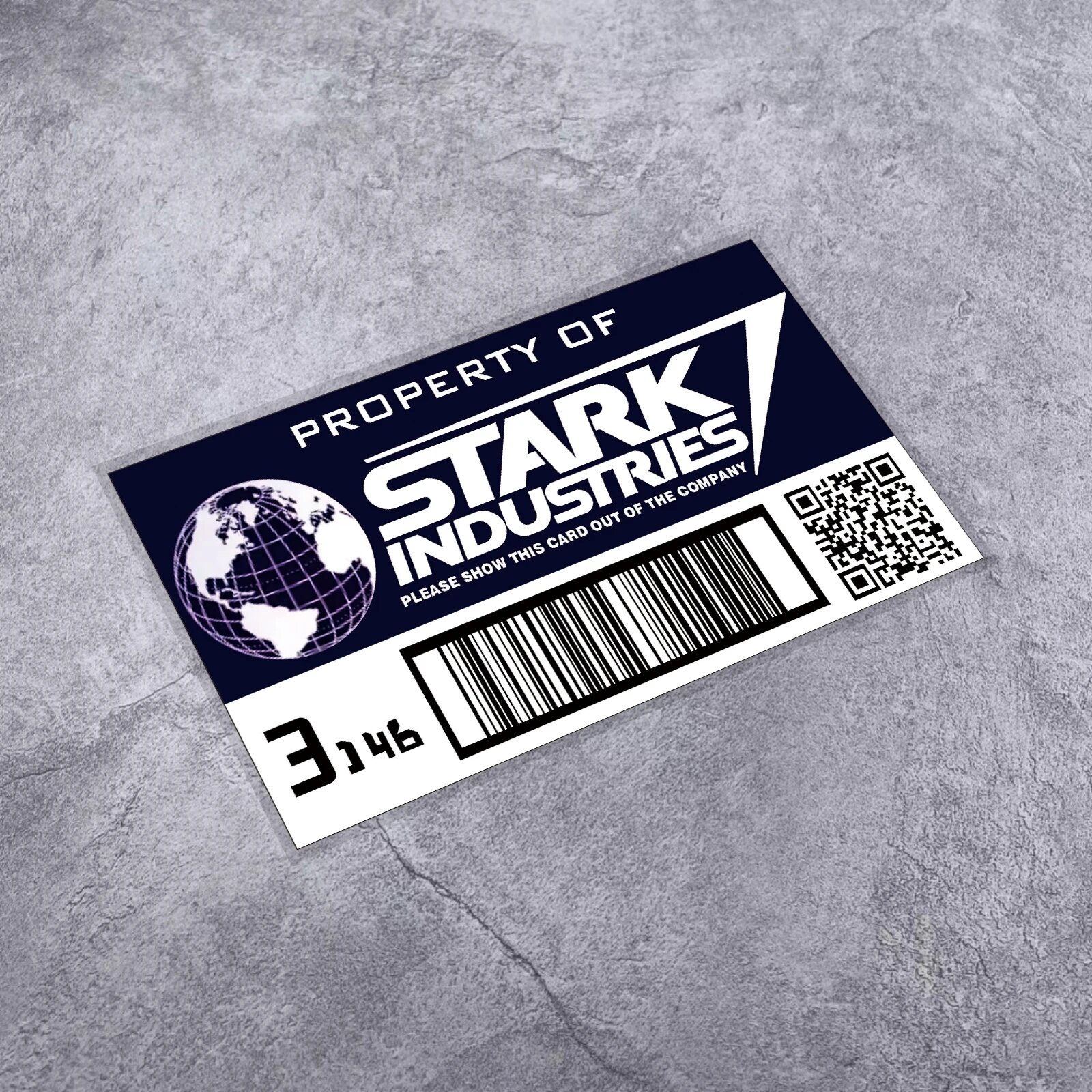 Наклейка на авто Stark Industries, винил