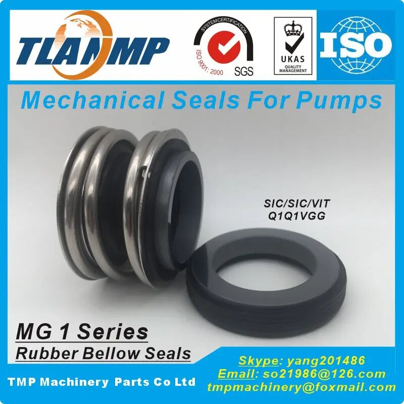 Механическое уплотнение MG1-45, SIC/SIC/VITМеханическое уплотнение MG1-45, SIC/SIC/VIT
