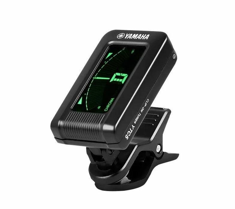 Гитарный тюнер Yamaha tuner YTC5 черный для гитары черный цвет