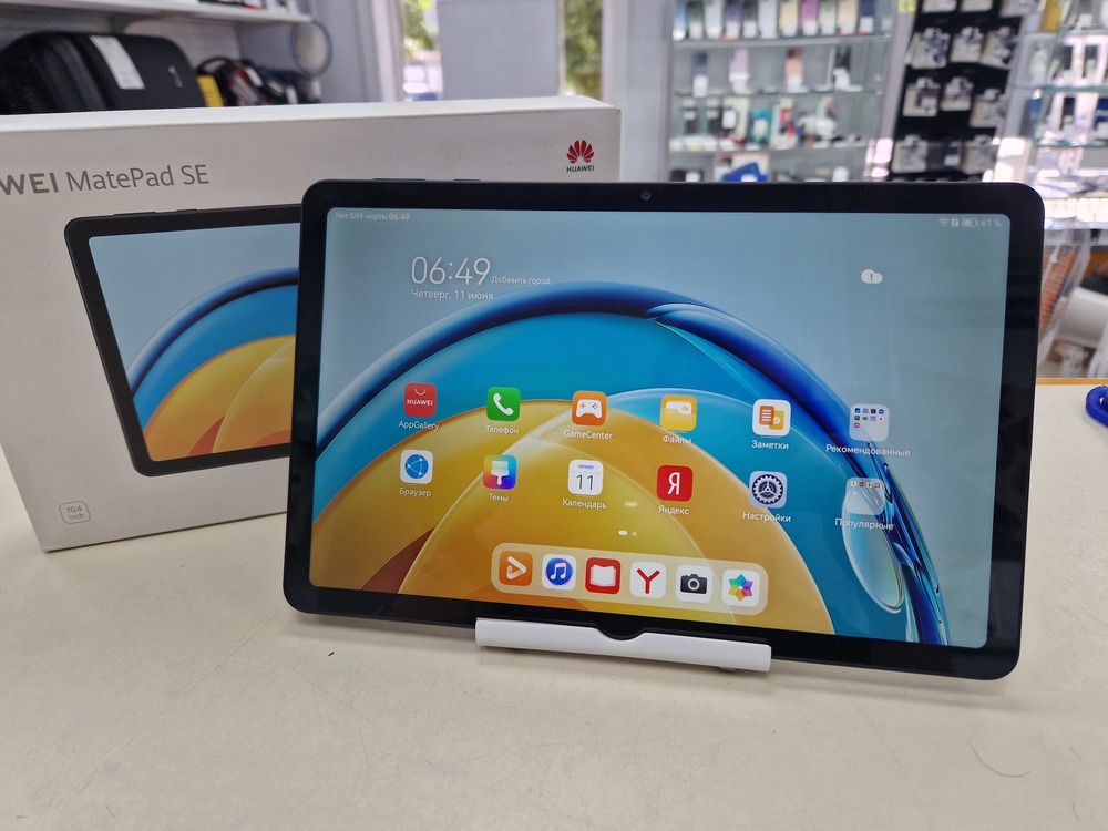 Планшет HUAWEI MATEPAD SE 4GB WIFI 128GB AGS5-W09 BLACK(53013NAJ), б/у, уценка