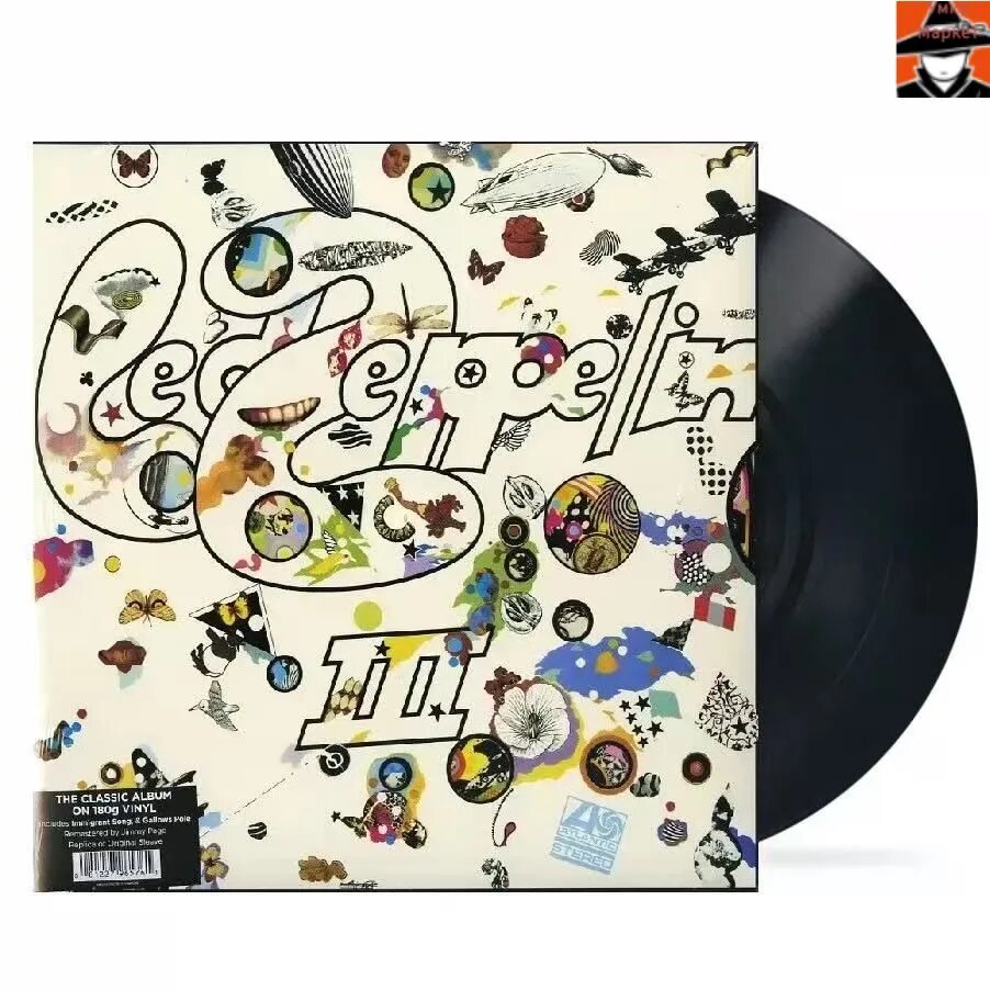 Led Zeppelin III (Виниловая пластинка LP, 1970, Ремастированное издание)
