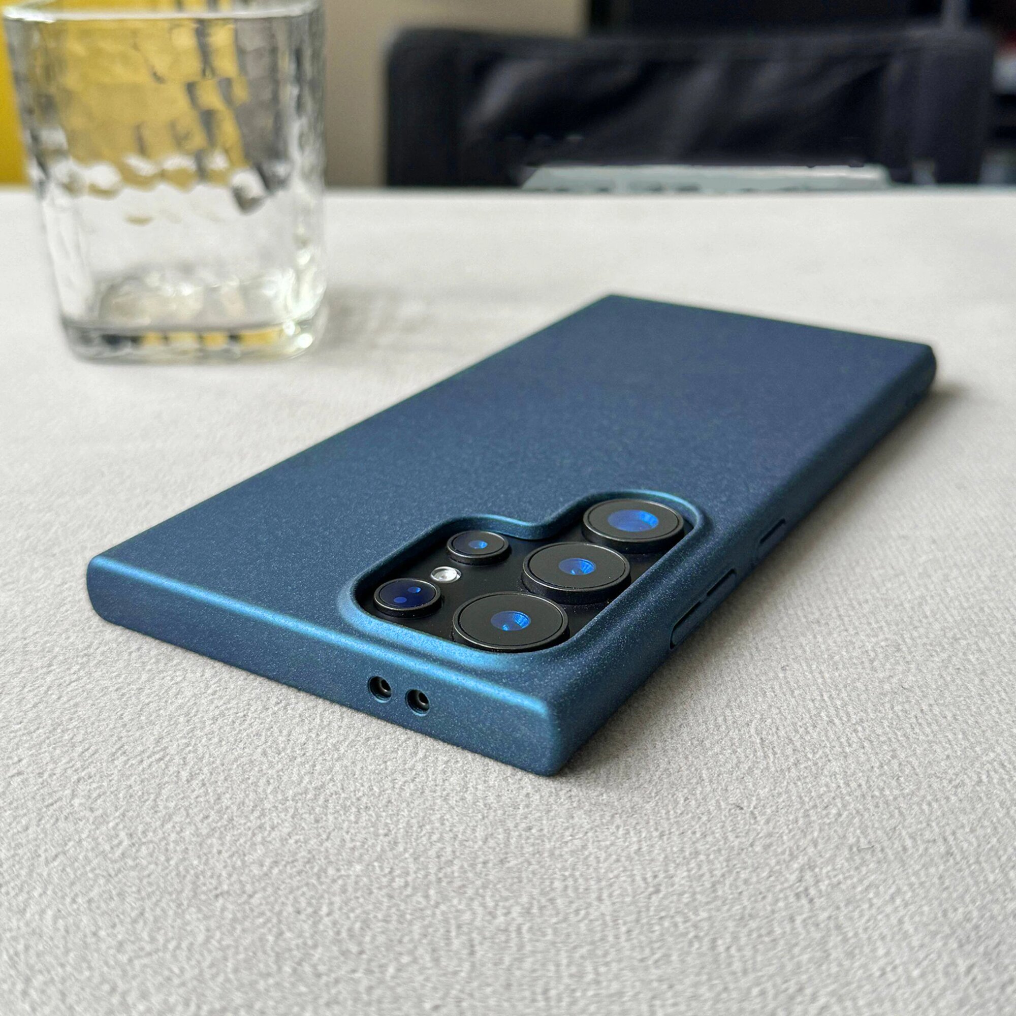 Чехол для Samsung Galaxy S26 Синий, матовый, S26