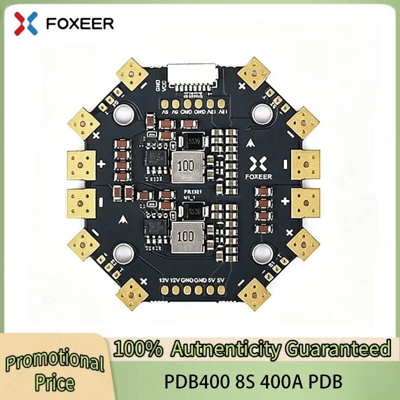 Foxeer PDB400 8S 400A PDB для RC дронов — фото 1