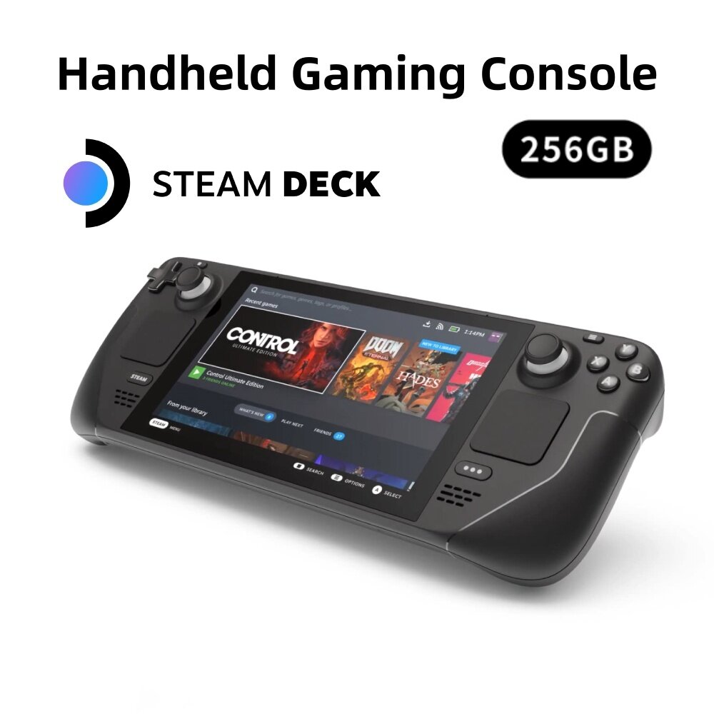 Игровая консоль Steam Deck 256GB Япония, портативный гейминг ПК с AMD APU, подходит для AAA и инди игр