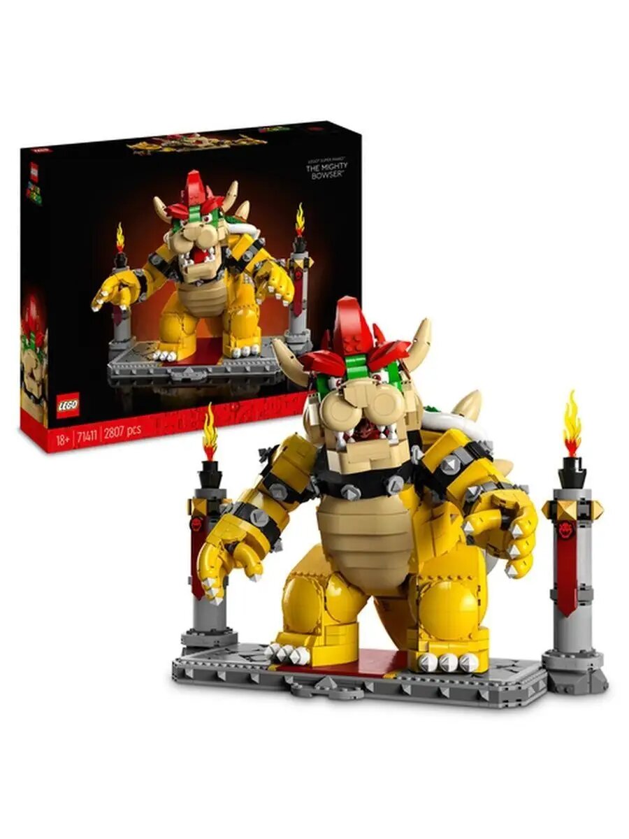 Конструктор LEGO Super Mario 71411 Могучий Боузер, 2807 дет.