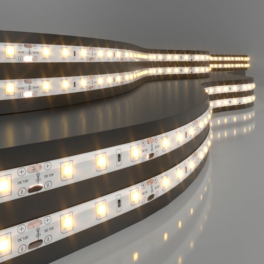 Elektrostandard 2835 12V 60Led 4,8W IP65 / Лента светодиодная 60Led 4,8W IP65 3300K теплый белый Электростандард.