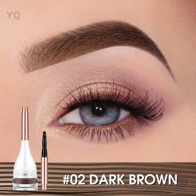 O.TWO.O Гель для бровей 02 Dark Brown