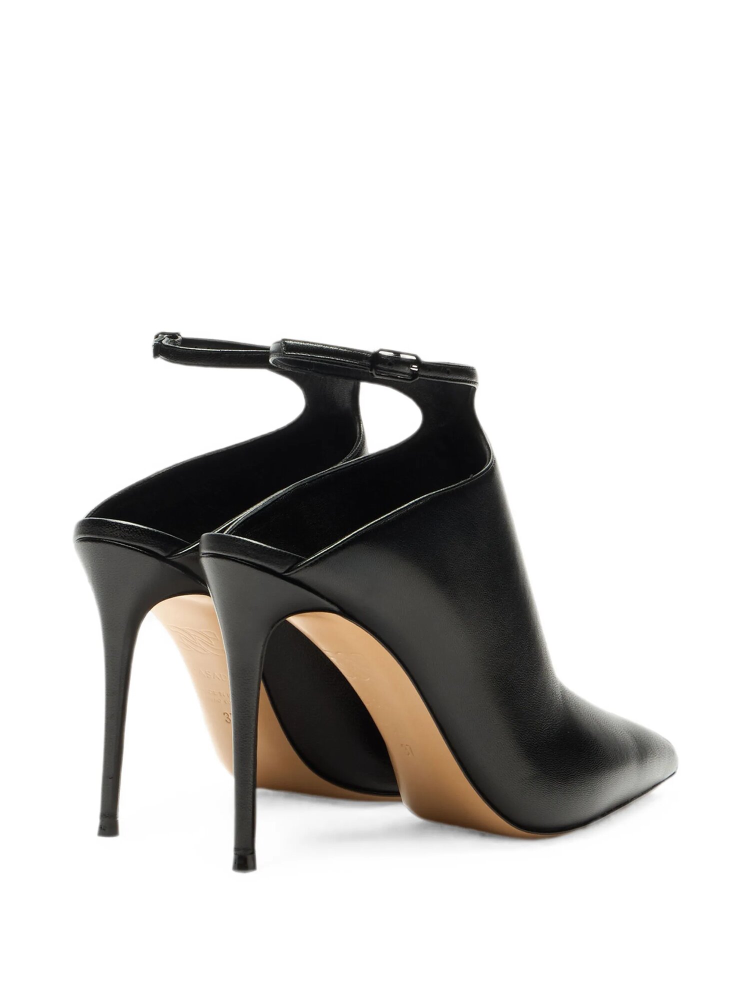 Мюли Casadei Julia Flavour leather mules, размер 37, black/black — фото 1