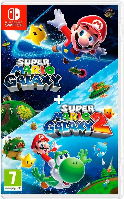 Игра Super Mario Galaxy + Super Mario Galaxy 2 для Nintendo Switch (английская версия)