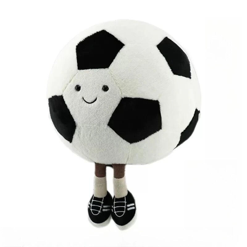 Плюшевый баскетбольный мяч Lnvader 20/28 см Белый, football, 18-20cm