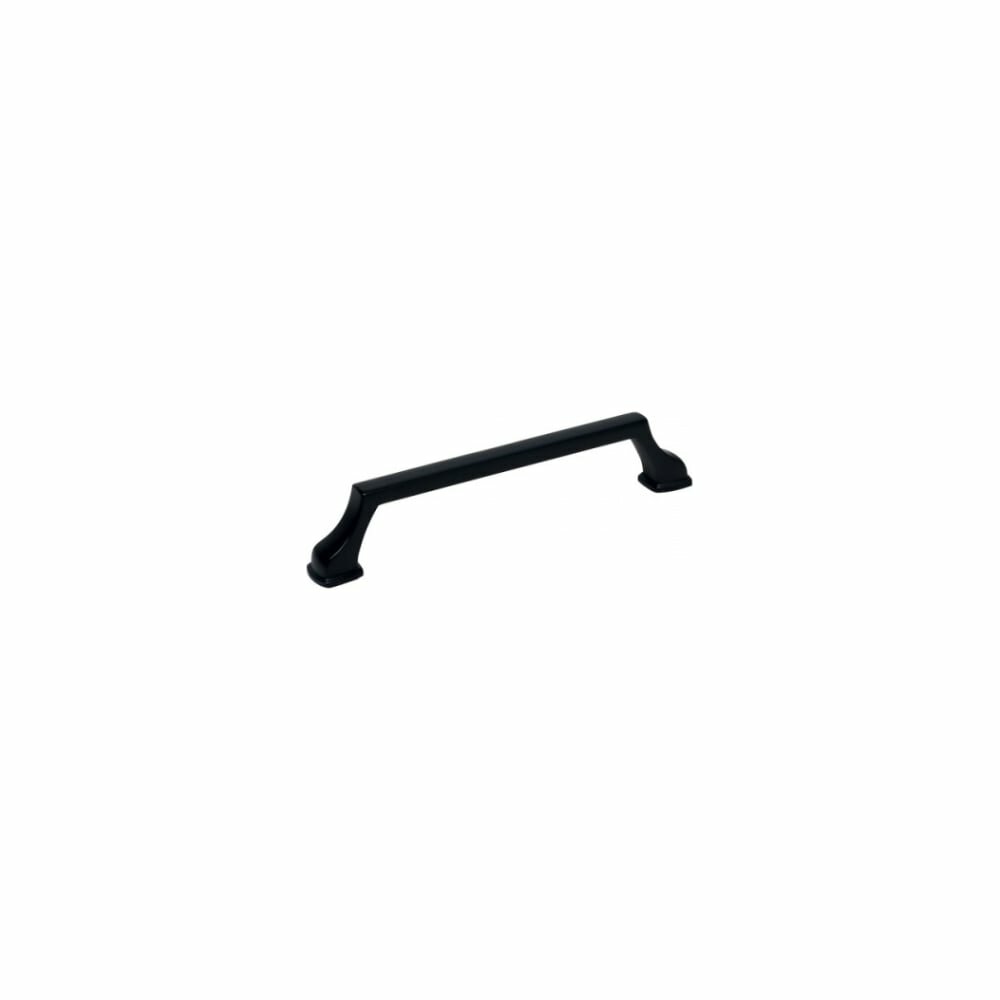 Ручка-скоба MAKMART 128 мм, отделка черный матовый M8201.128. MB