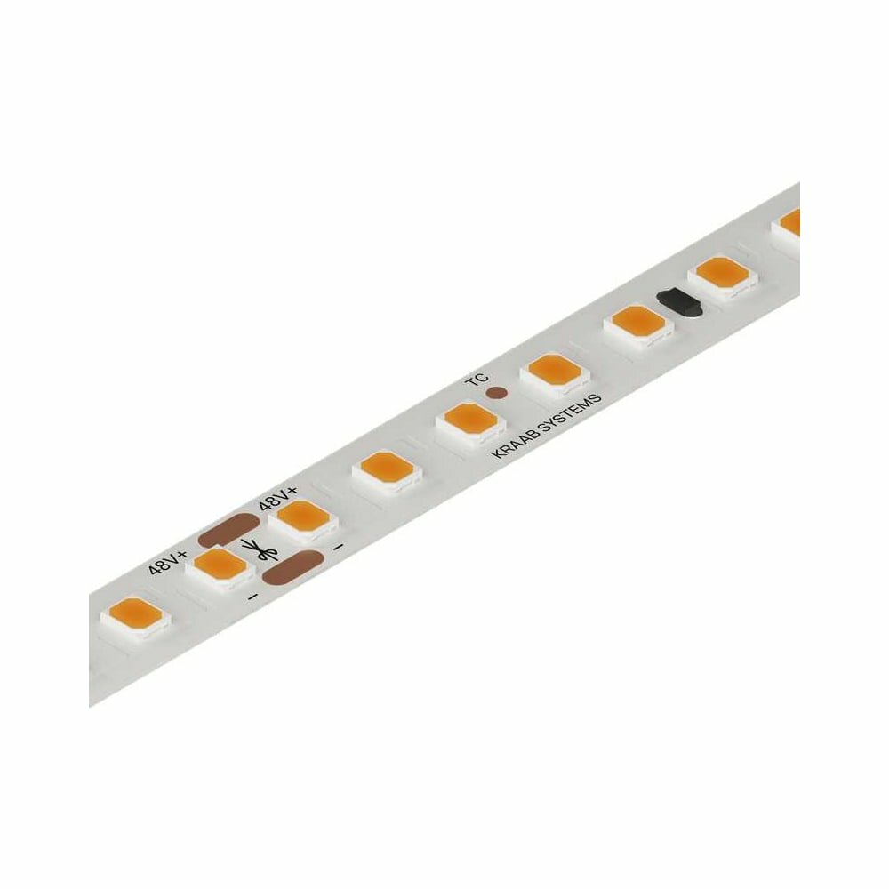 Светодиодная лента KRAAB PIXIE SMD 2835-140 48В 5Вт 3000К CRI92 8мм 5м/упаковка 27.101.2
