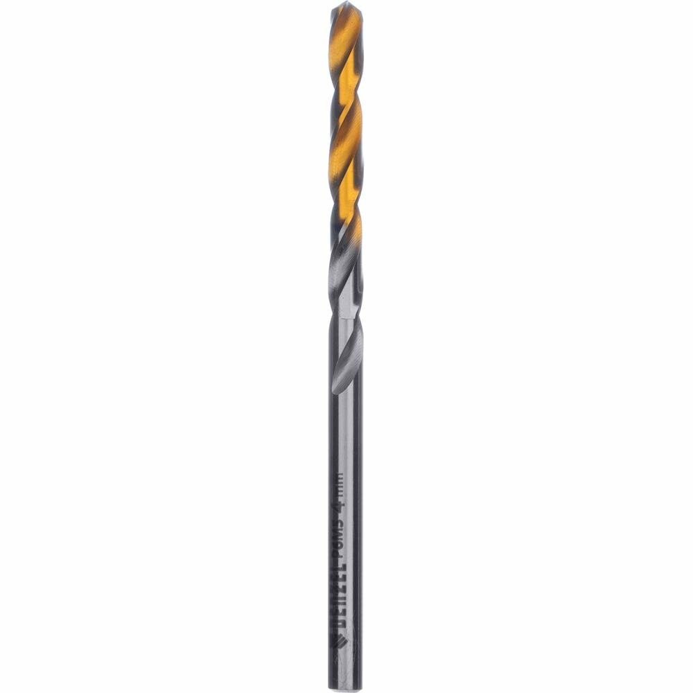 Сверло спиральное по металлу 4x75 мм, Р6М5, Golden Tip Denzel 718229