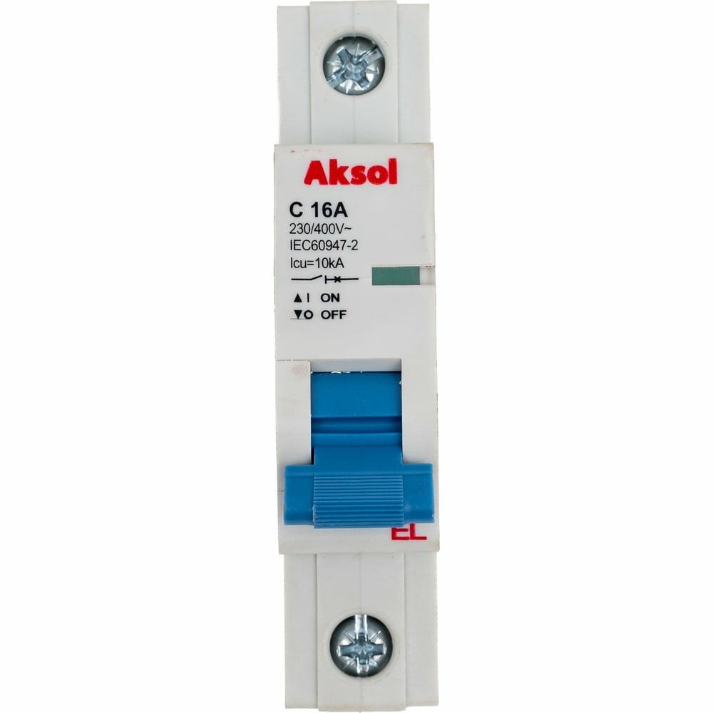 Выключатель автоматический Akel ВА47-MCB-H-AKSOL-1P-C16-AC 1P/16A/С/10kA 483116