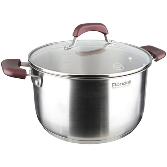 Кастрюля с крышкой Rondell Bojole 5.6 л, 24 см