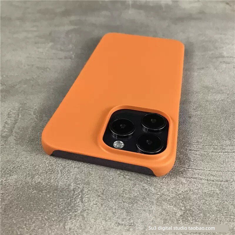 Чехол для Redmi K30 Ultimate Anniversary безрамочный, оранжевый, жесткий с большими отверстиями для камеры