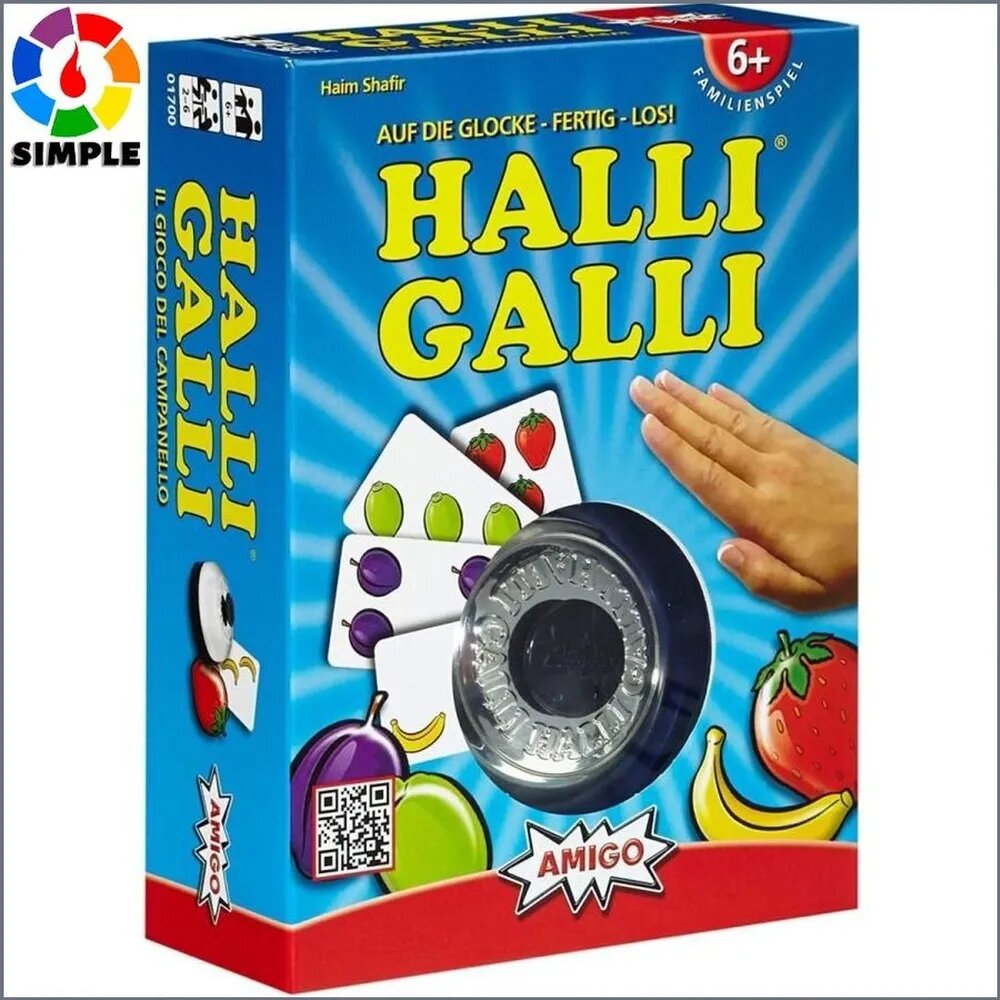 Board Game AMIGO Halli Galli on The Bell Complete Los! Card Game Карточная игра Настольная игра