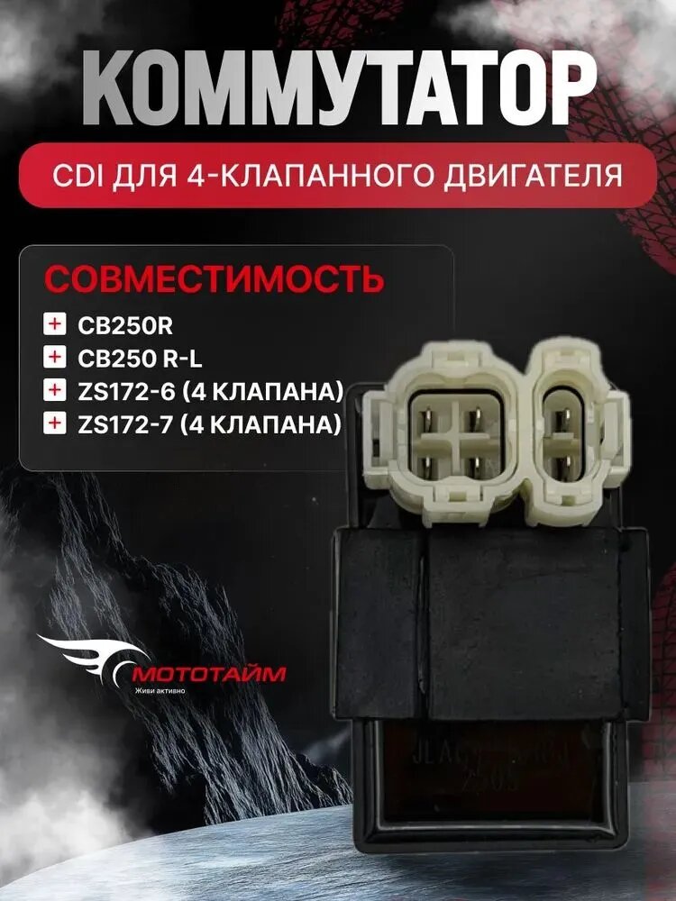 Коммутатор зажигания (CDI) KEWS K16 для двиг. ZS172FMM-6 CB300R (CB250R)