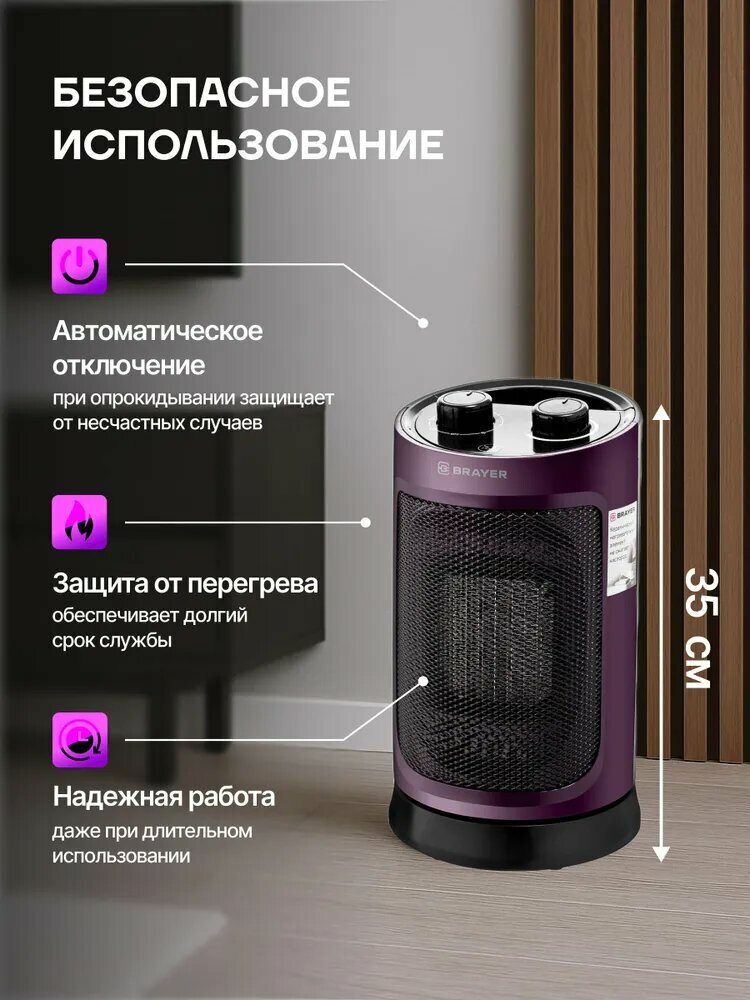 Тепловентилятор для дома BRAYER BR4850 — фото 1