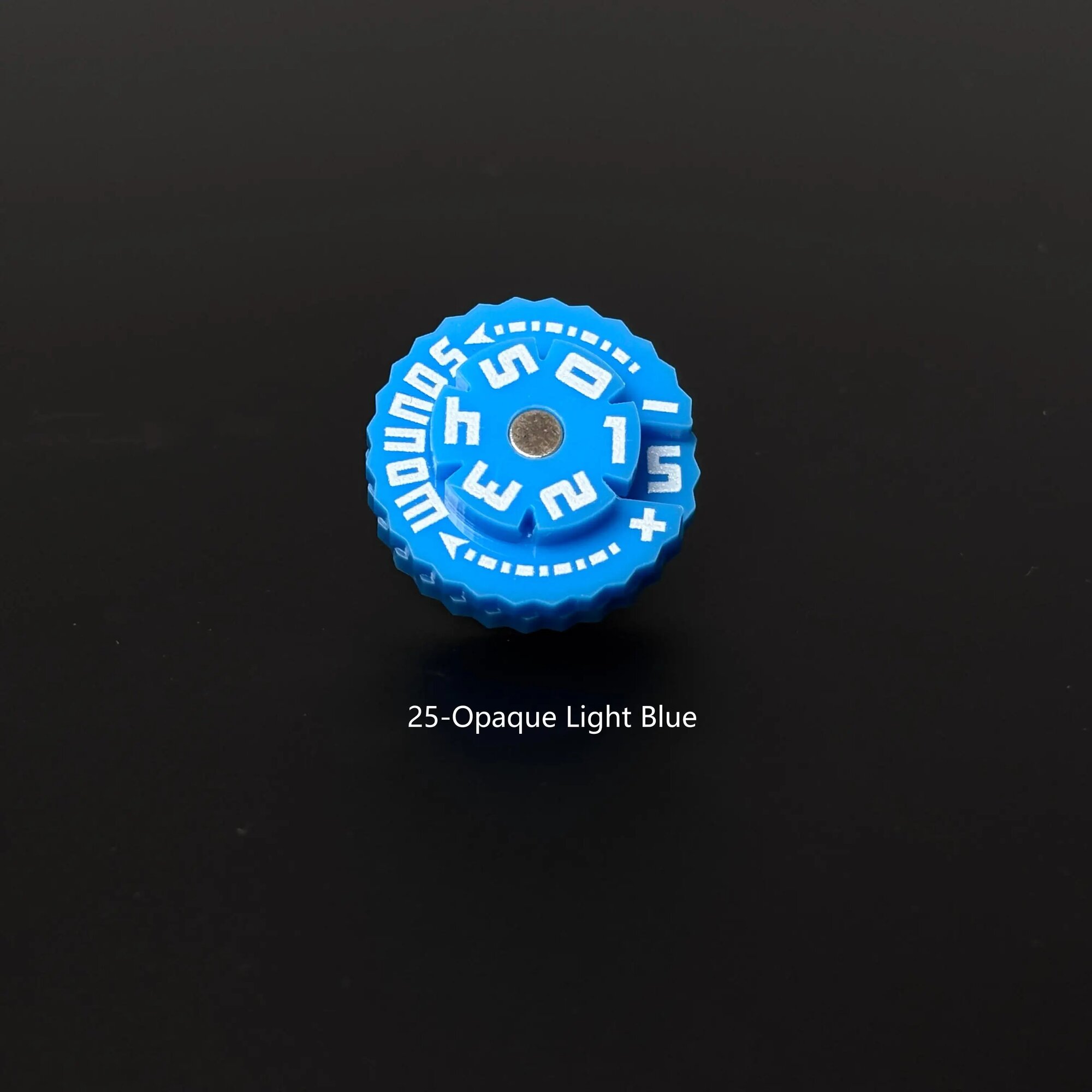 Трекер ран War game base world Wound Dial/Tracker/Counter/Marker Opaque Light Blue