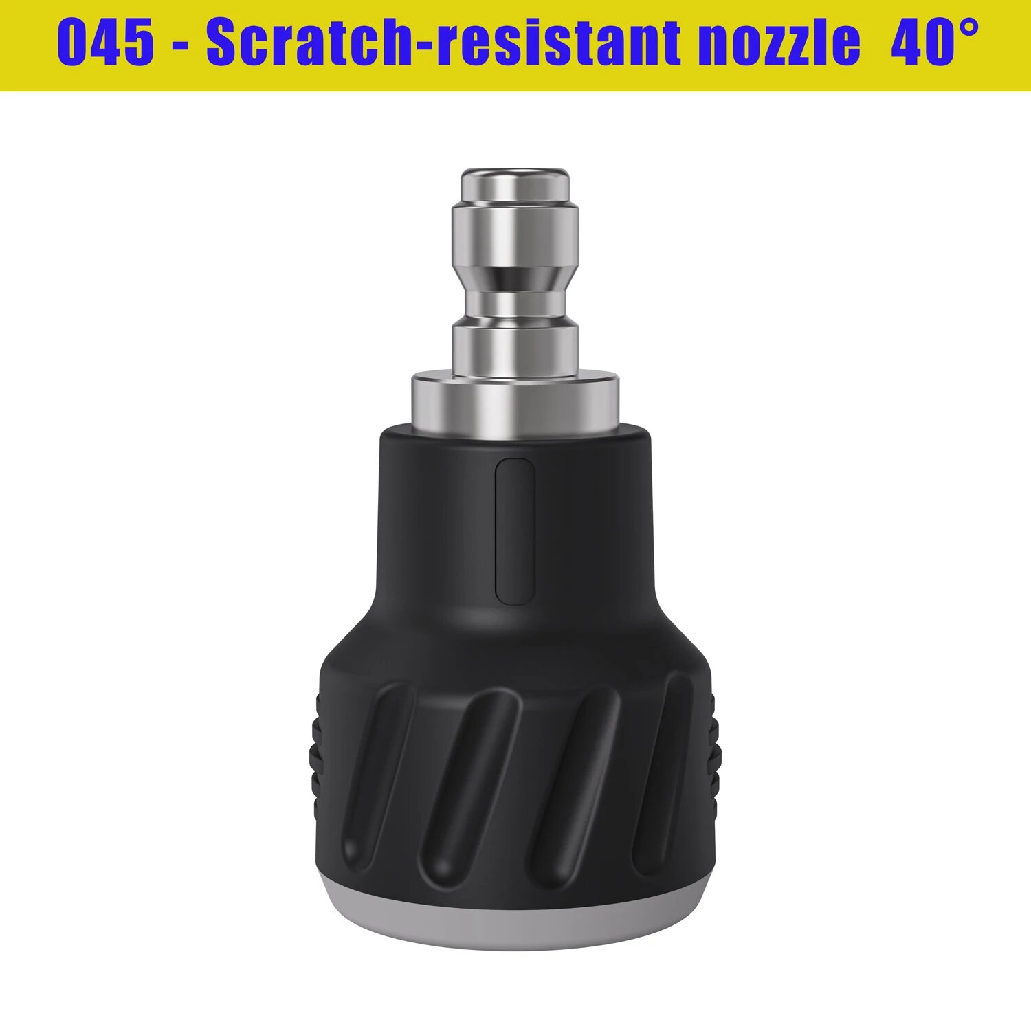 Насадка для мойки высокого давления Kaikarai 1/4", 8-образный дефлектор BlackGray-045 40